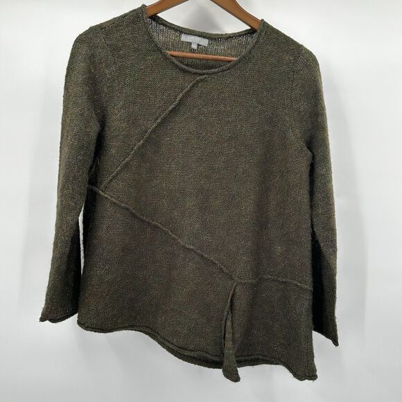 Habitat | Sweaters | Habitat Sweater Womens Small Green Crew Knit ...